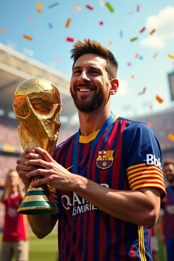 Lionel Messi - Realistic-LoRA-FonArt-Shakker