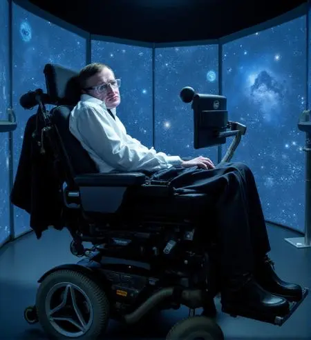Stephen Hawking (Theoretical physicist, Cosmologist)- FLUX-LoRA ...