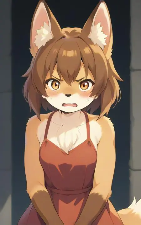 Tsundere Fox Girl LoRA [Pony XL]-LoRA-Jinko_Chino-Shakker