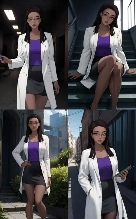 Tracy Simmons | DCAU | 1 Attires-LoRA-ownwaifu-Shakker