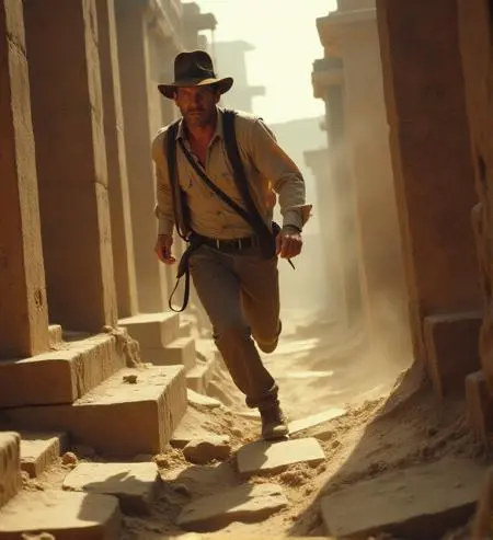 Indiana Jones (Harrison Ford) - FLUX-LoRA-zerokool-Shakker
