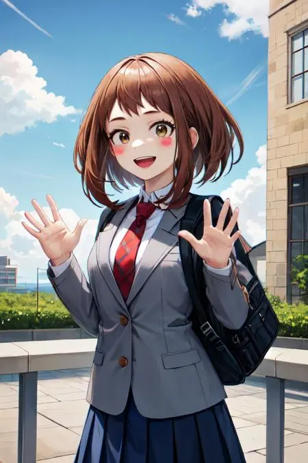 Ochako Uraraka (My Hero Academia) | Goofy Ai-LoRA-Goofy_Ai-Shakker