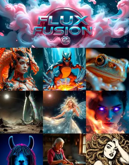 Flux Fusion DS (Smooth merge) [4+ steps] - Available in [GGUF Q4 Q5 Q8] • [BNB NF4 FP4] • [FP8 ...