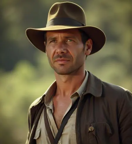 Indiana Jones (Harrison Ford) - FLUX-LoRA-zerokool-Shakker