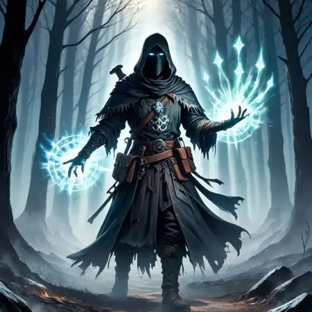 Flashfire Glowing Rune Magic-LoRA-FlashFiringAI-Shakker