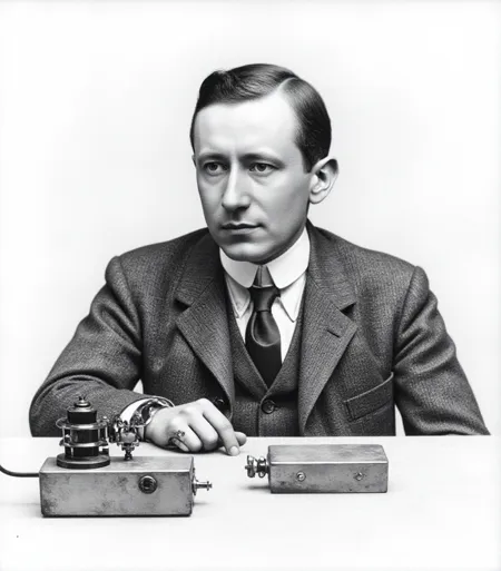 Guglielmo Marconi (Inventor) - FLUX-LoRA-zerokool-Shakker