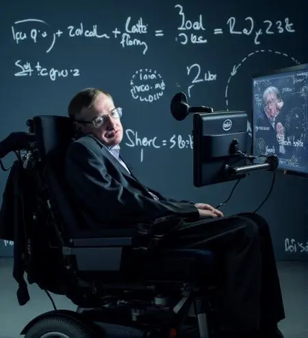 Stephen Hawking (Theoretical physicist, Cosmologist)- FLUX-LoRA ...