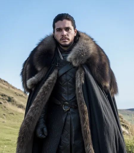 Jon Snow - (Kit Harington) - Game of Thrones - FLUX-LoRA-zerokool-Shakker