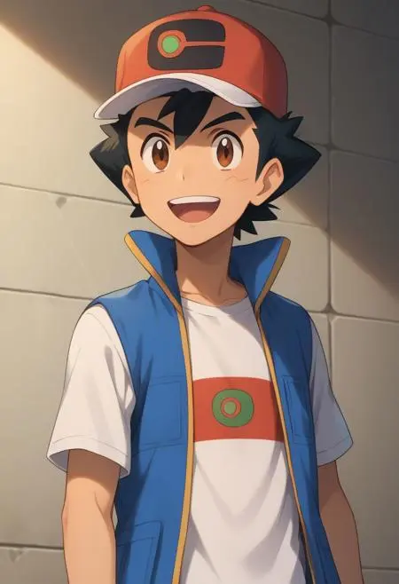 Ash Ketchum - Pokemon Journeys-LoRA-Mew_Mew-Shakker