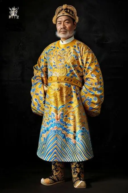 Vietnam Nguyen dynasty dragon robe-LoRA-Tan Ma-Shakker