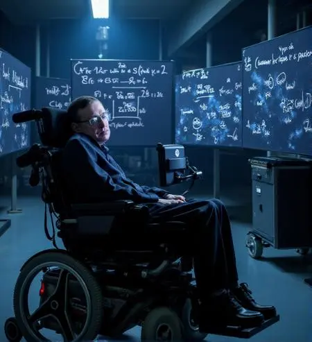Stephen Hawking (Theoretical physicist, Cosmologist)- FLUX-LoRA ...