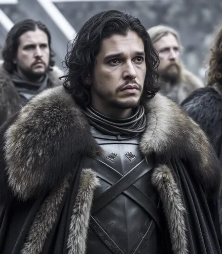 Jon Snow - (Kit Harington) - Game of Thrones - FLUX-LoRA-zerokool-Shakker