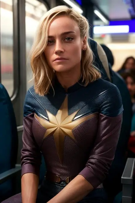 Captain Marvel / Carol Danvers (The Marvels)-LoRA-Talia al Ghul-Shakker