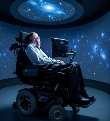 Stephen Hawking (Theoretical physicist, Cosmologist)- FLUX-LoRA ...