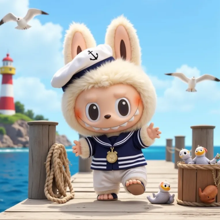 Flux.1_Labubu in navy style_Lora_DQT Super-LoRA-DQT Super-Shakker