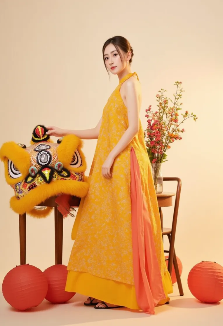 Vietnamese modern style Ao Yem-LoRA-miaaiart-Shakker