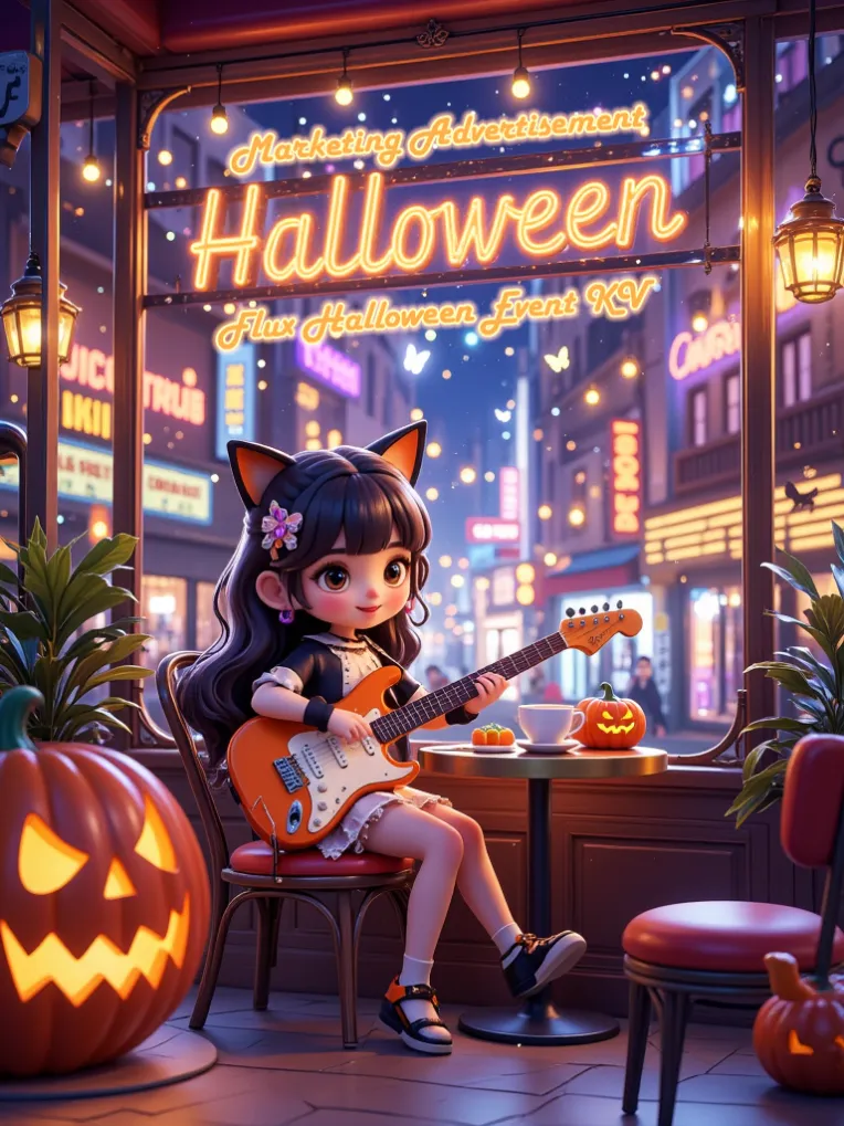 Marketing Advertisement - Flux Halloween Event KV-LoRA-IPVision-Shakker