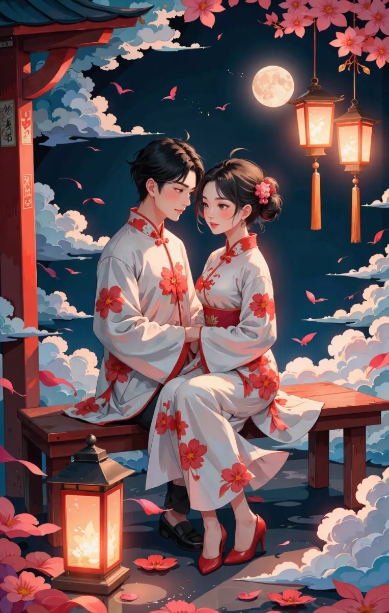 Edo Anime Couple-LoRA-HoTrongTuan_SubiBabyHome-Shakker
