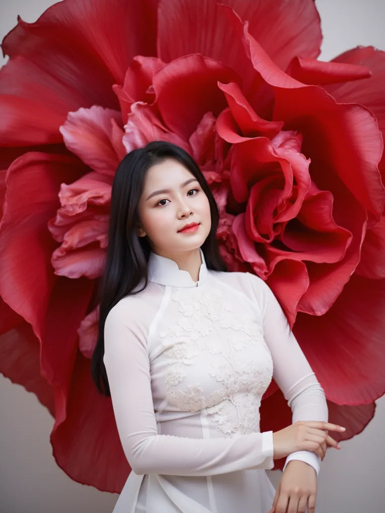 Flux_lora_Giant Flower dambut_Jolie Kim -LoRA-Kim Thanh Phan-Shakker