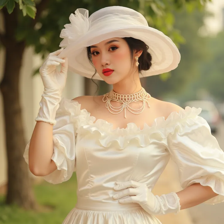 Flux_lora_Vintage Beauty_Jolie Kim-LoRA-Kim Thanh Phan-Shakker