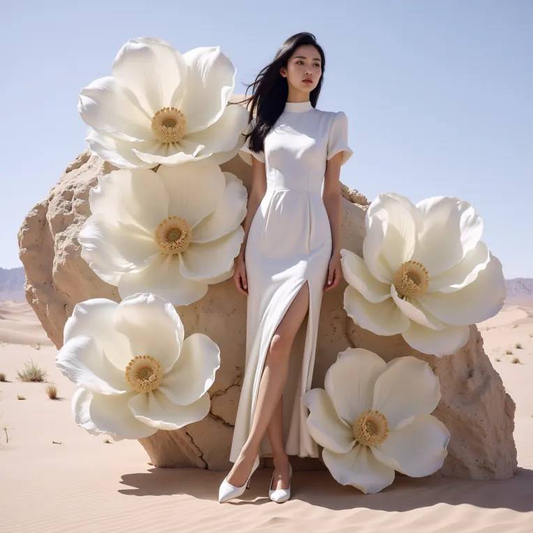 Flux_lora_Big flower backdrop_ Jolie Kim -LoRA-Kim Thanh Phan-Shakker