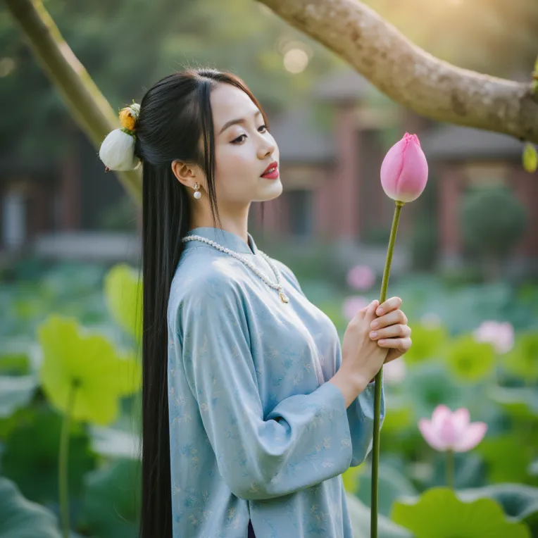 Flux_lora_Lotus Dream_Jolie Kim -LoRA-Kim Thanh Phan-Shakker