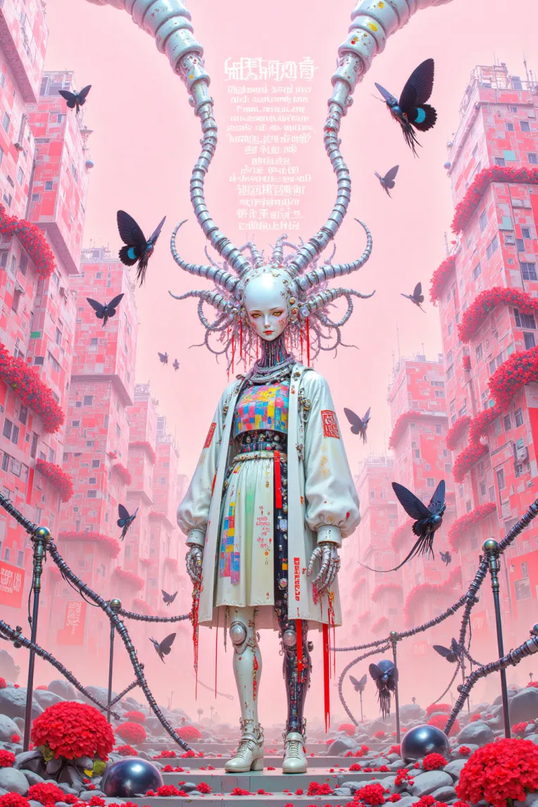 CHRONOFRACTURE - Cybersurreal Digital 3D - BTS Lora-LoRA-BTSPhoto-Shakker
