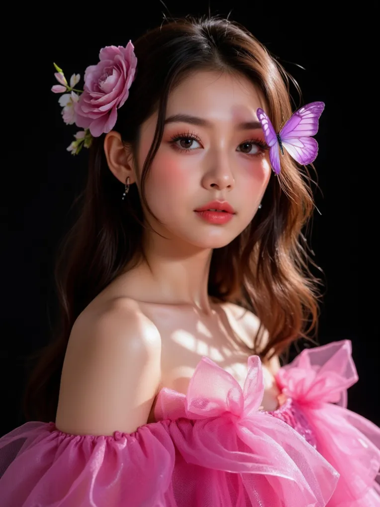Beautiful Girl 14_Butterfly Face_MDNguyen-LoRA-MDNguyen-Shakker