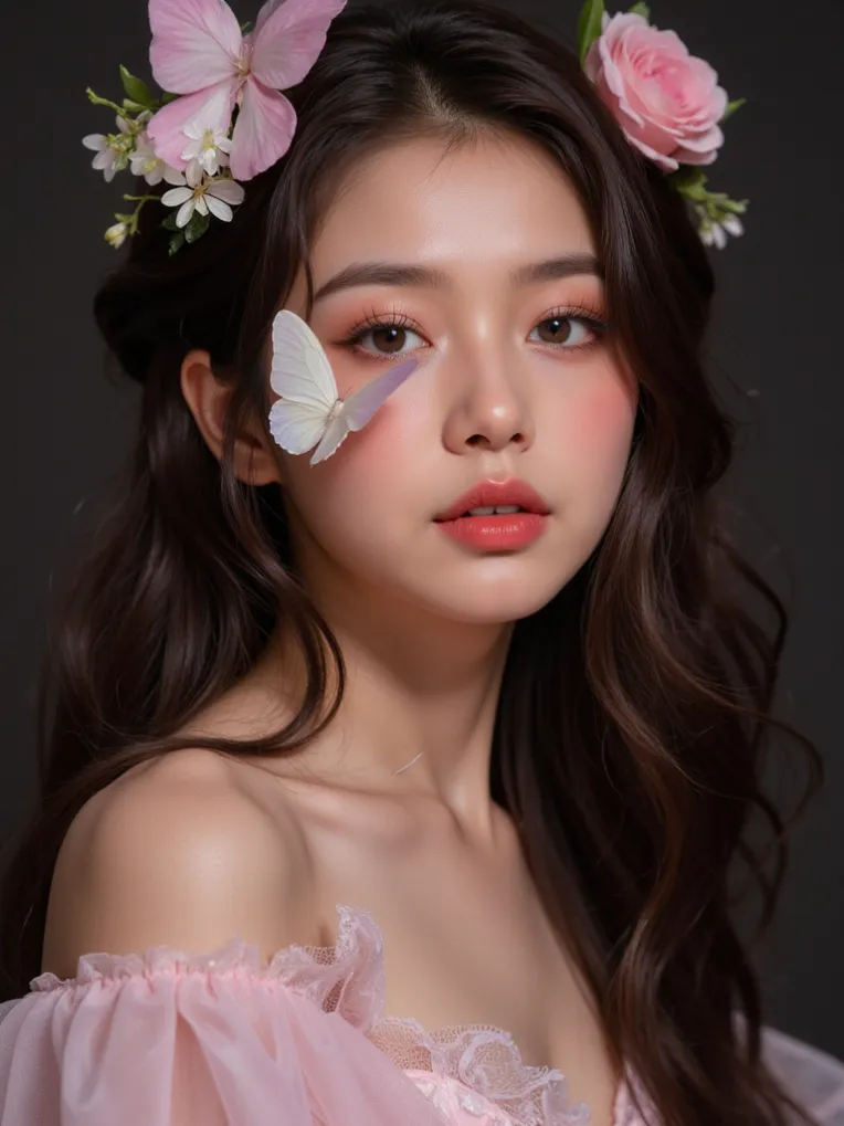 Beautiful Girl 14_Butterfly Face_MDNguyen-LoRA-MDNguyen-Shakker