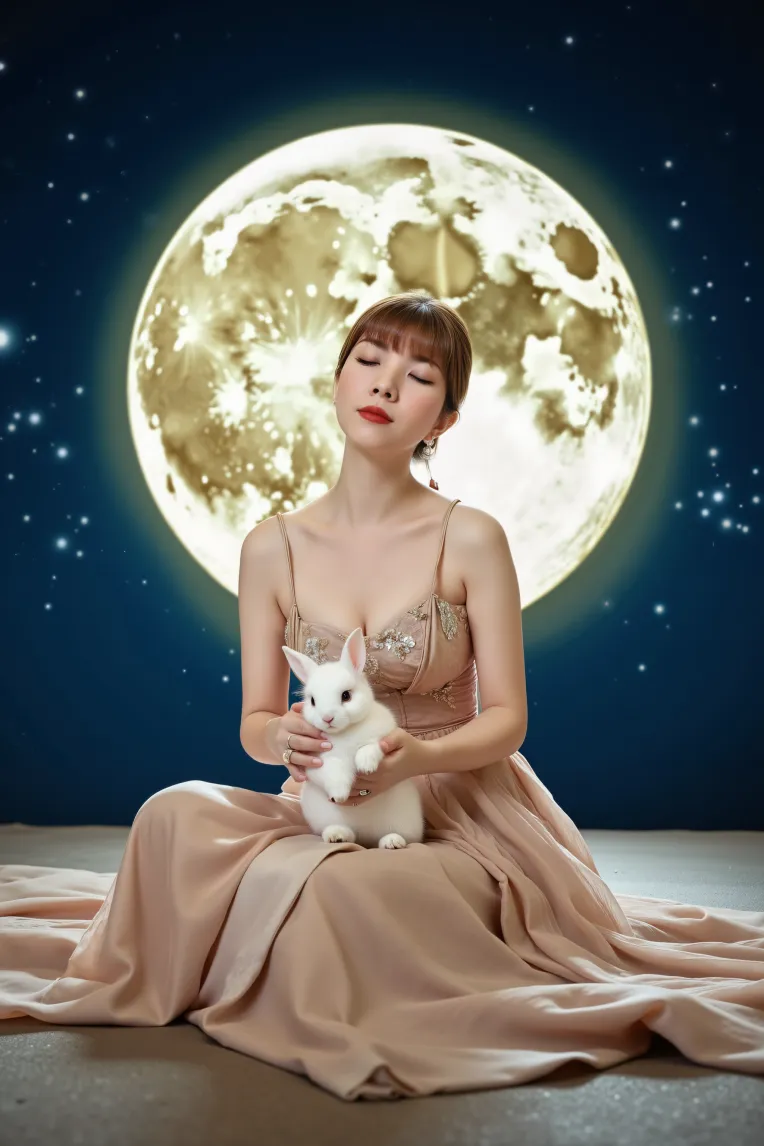 FLUX - MidAutumn Moon Girl - MDNguyen-LoRA-MDNguyen-Shakker