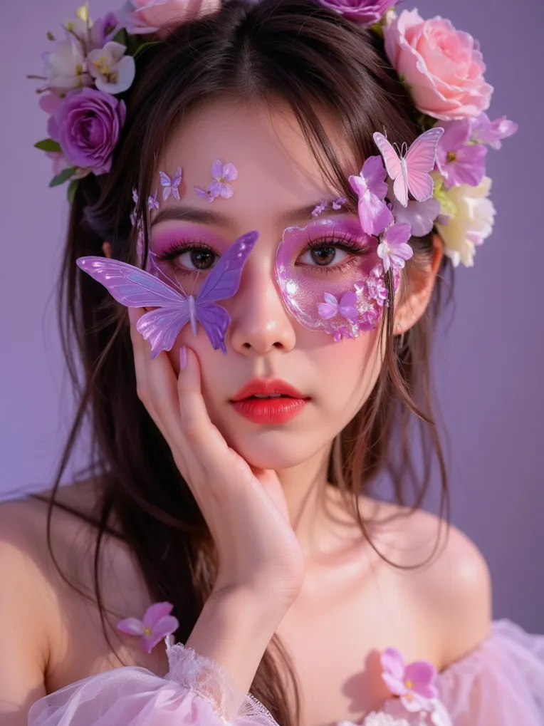 Beautiful Girl 14_Butterfly Face_MDNguyen-LoRA-MDNguyen-Shakker