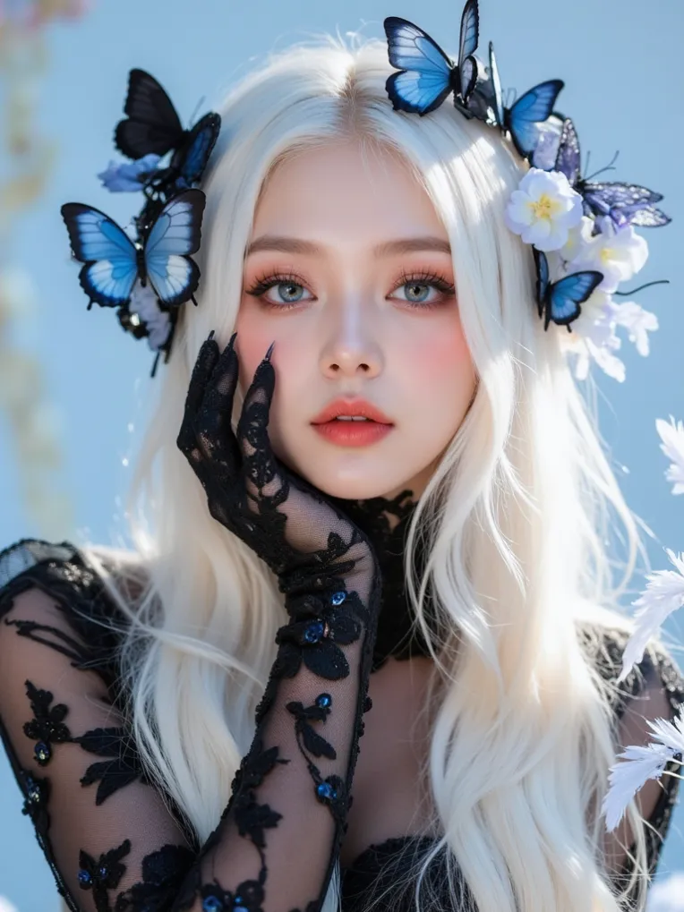 Beautiful Girl 14_Butterfly Face_MDNguyen-LoRA-MDNguyen-Shakker