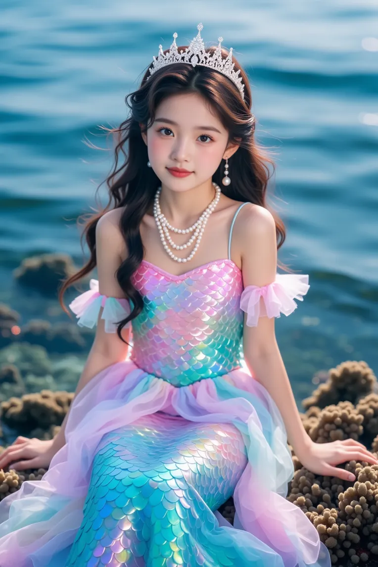 FLUX - MERMAID DRESS IN SEA by JAY-LoRA-JayHuang-Shakker