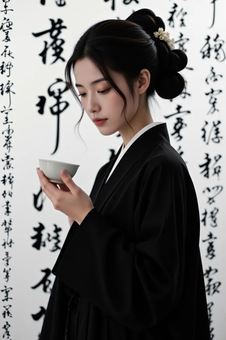 FLUX - TEA CEREMONY CALLIGRAPHY by JAY-LoRA-JayHuang-Shakker