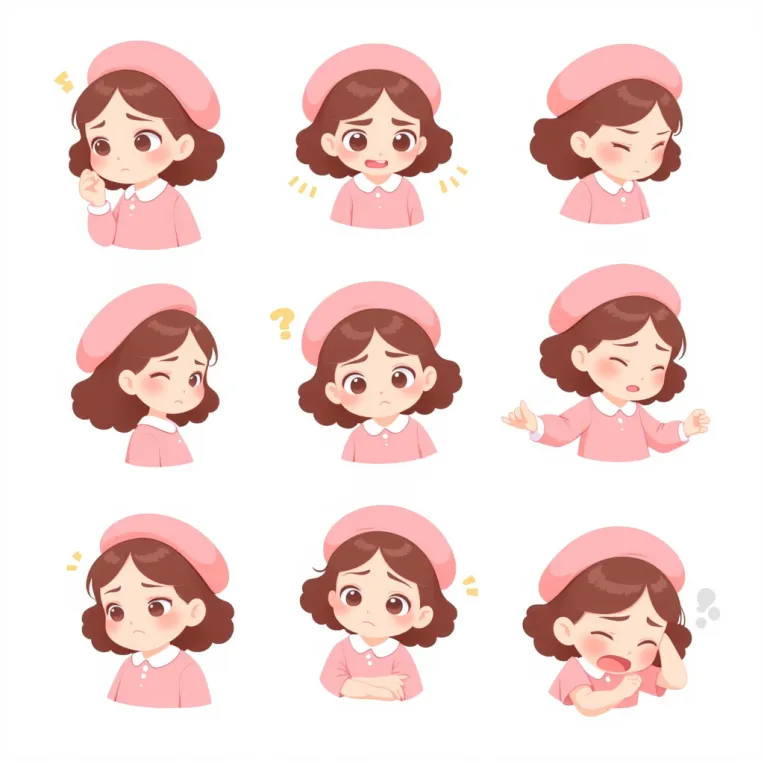 Nine-grid Character Expression Pack-LoRA-yuxin-Shakker