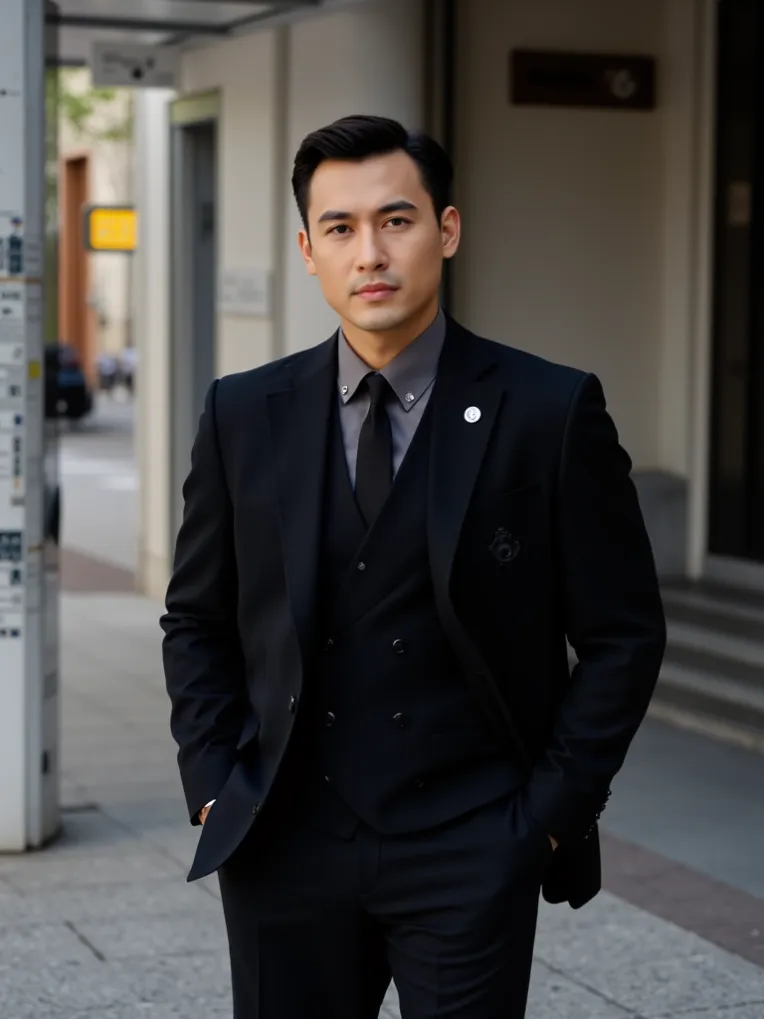 FLUX - Ahasha71 - A handsome Vietnamese man -LoRA-Ahasha-Shakker