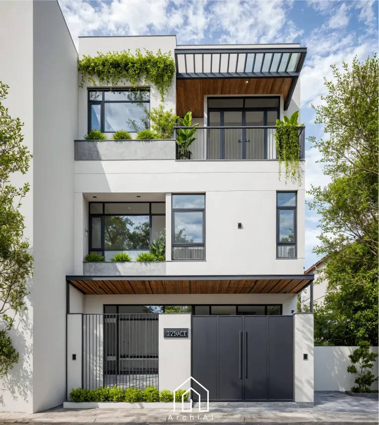 XL_36ArchiAI_ModernTownhouse-LoRA-LUC_ArchiAI-Shakker
