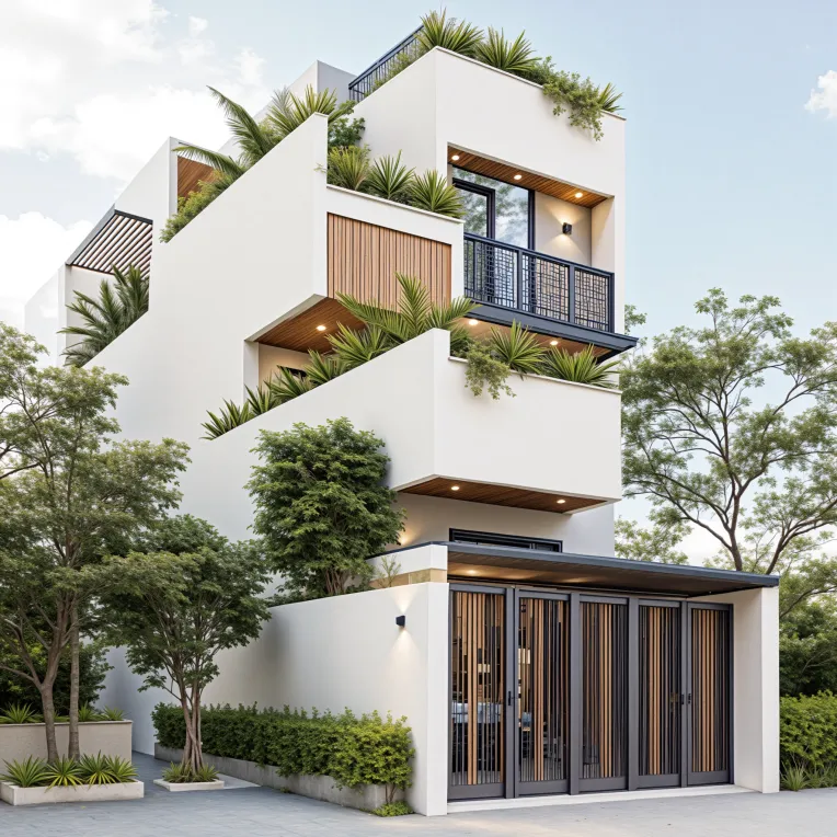 Flux_36ArchiAI_Modern Townhouse-LoRA-LUC_ArchiAI-Shakker