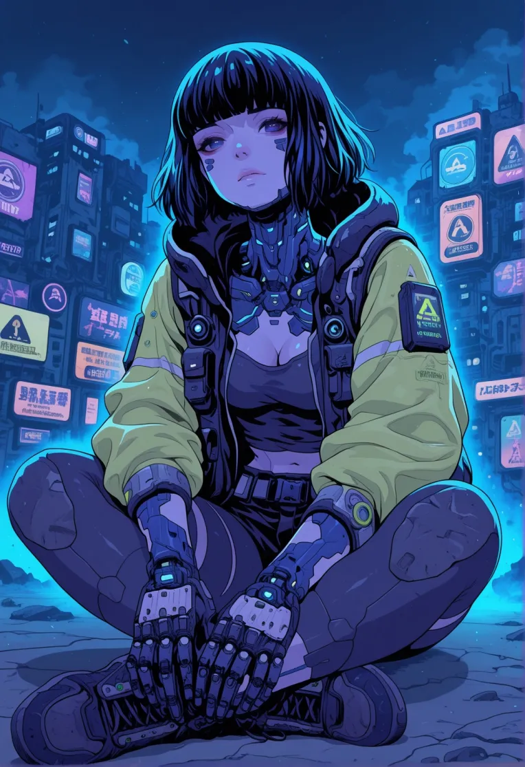 ILL - Neurocore Anime Shadow Circuit by ChronoKnight-LoRA-ChronoKnight ...