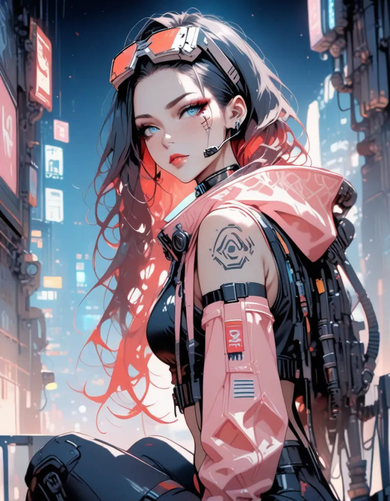 Neoncore Cyperpunk Animagine-LoRA-Dark_Infinity-Shakker