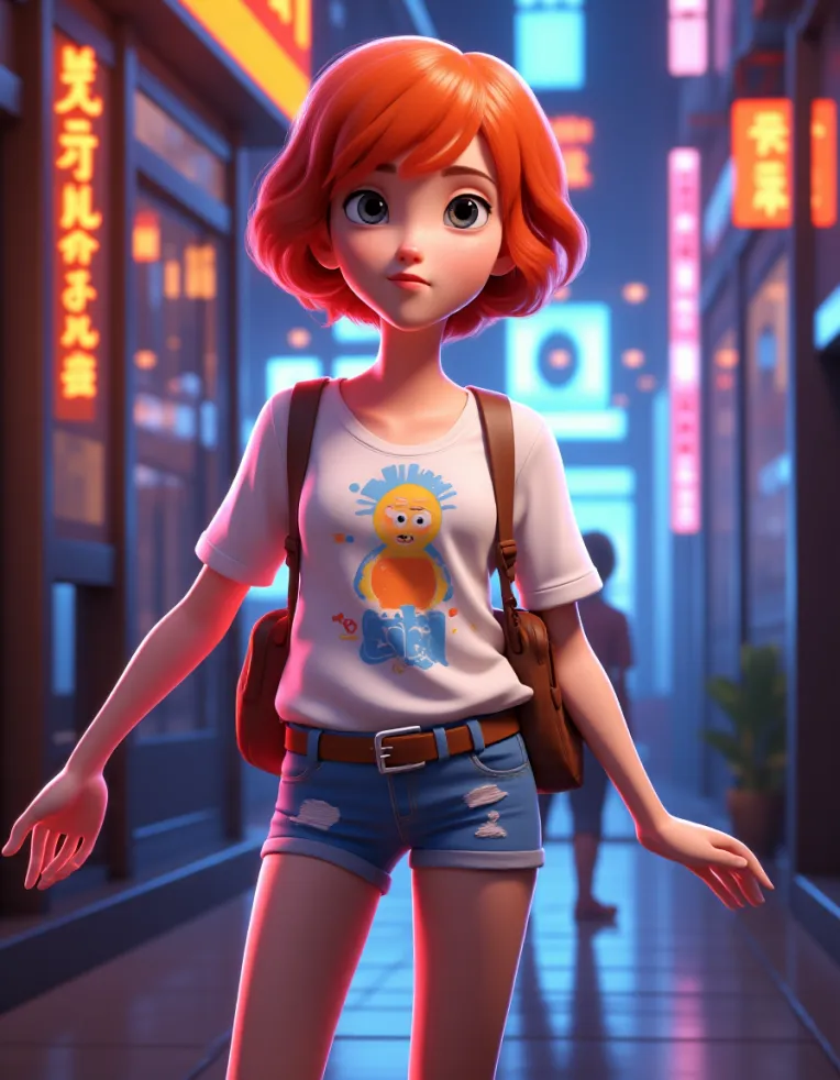 [Lah] Flux - Cute Cartoon-LoRA-LaH_Inthe_Futureland-Shakker
