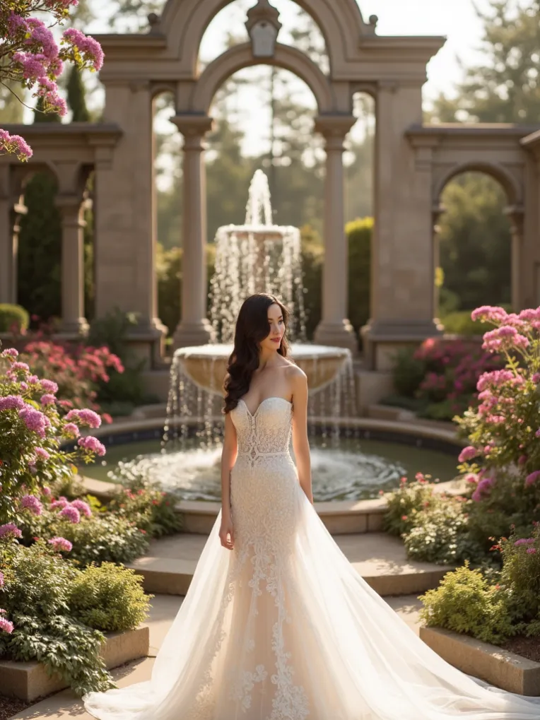 FLUX: The Wedding in Babylon Garden-LoRA-DinoDaydreamer-Shakker