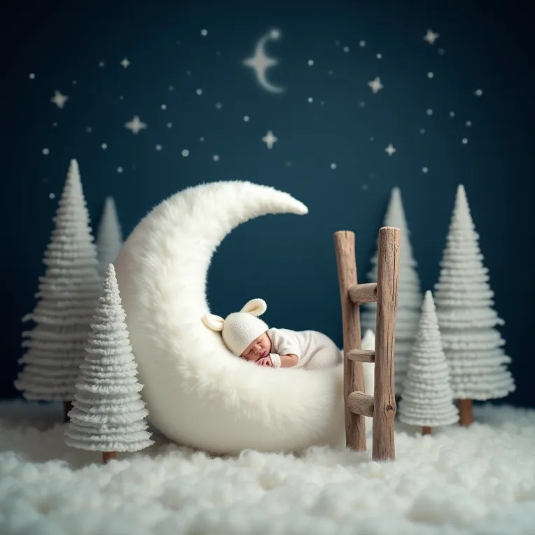 Newborn Baby Moon Aesthetic Concept-LoRA-DinoDaydreamer-Shakker