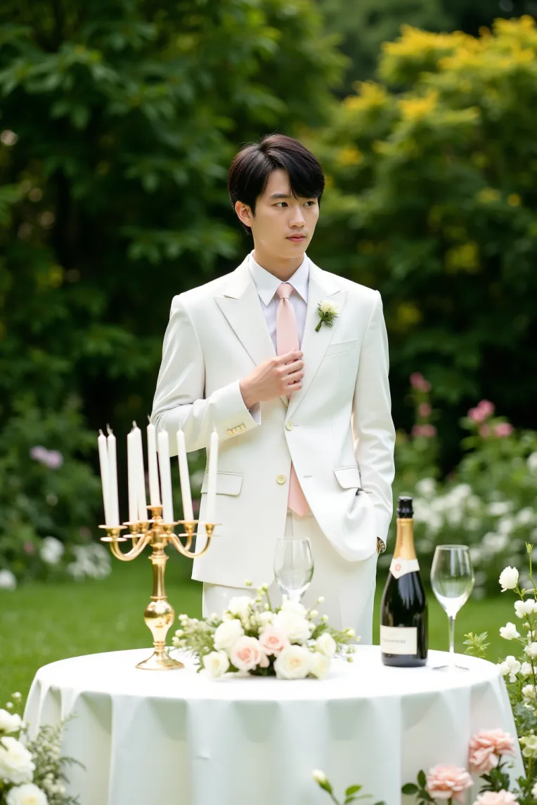 Romantic outdoor wedding scene Flux Lora-LoRA-DinoDaydreamer-Shakker