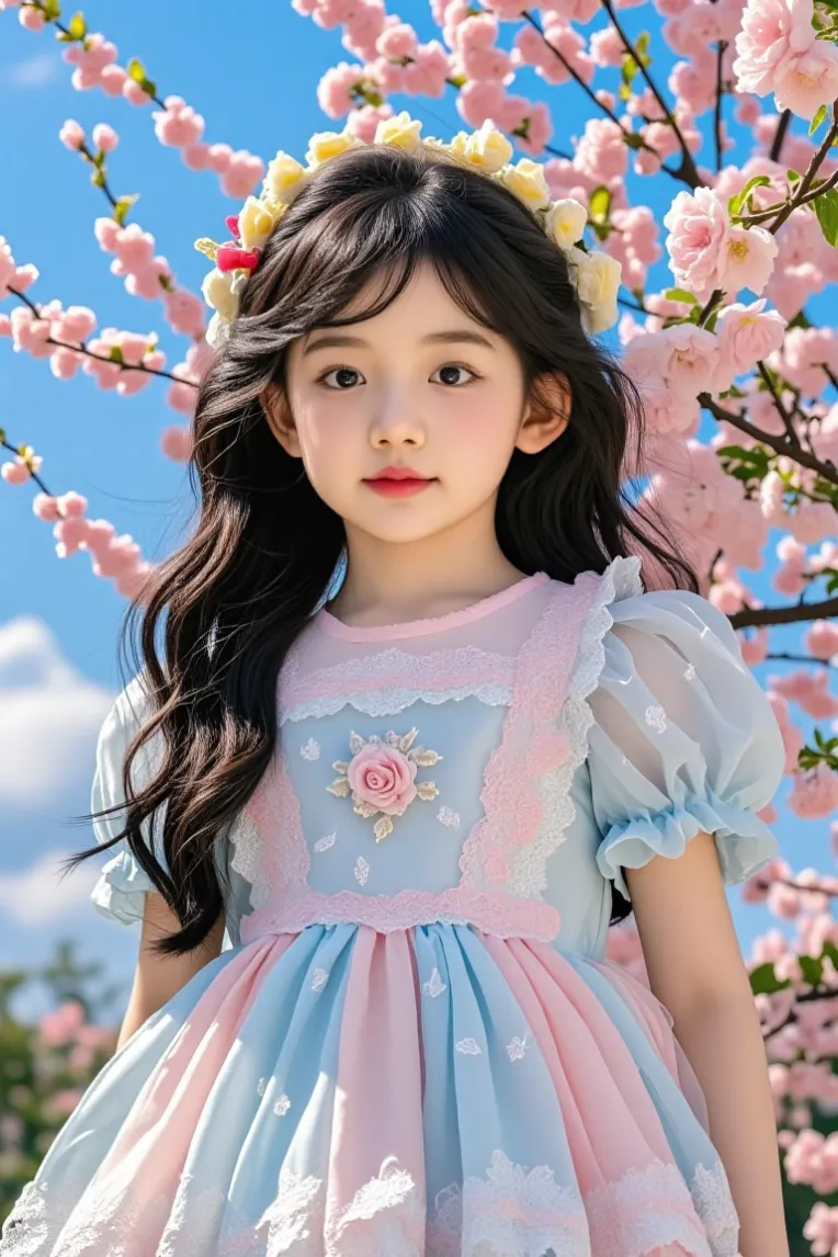 Flux - Cherry Blossom Baby Girl _Wonderland kids 4-LoRA-RAY-Shakker