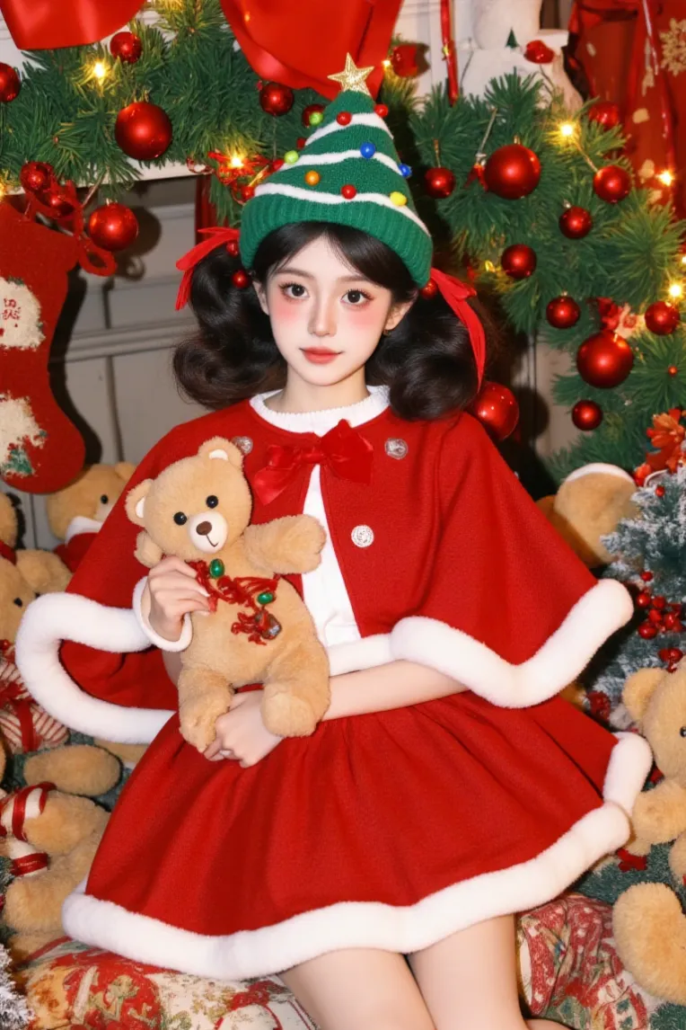 Flux - Asian Classic Xmas_portrait photography-LoRA-RAY-Shakker