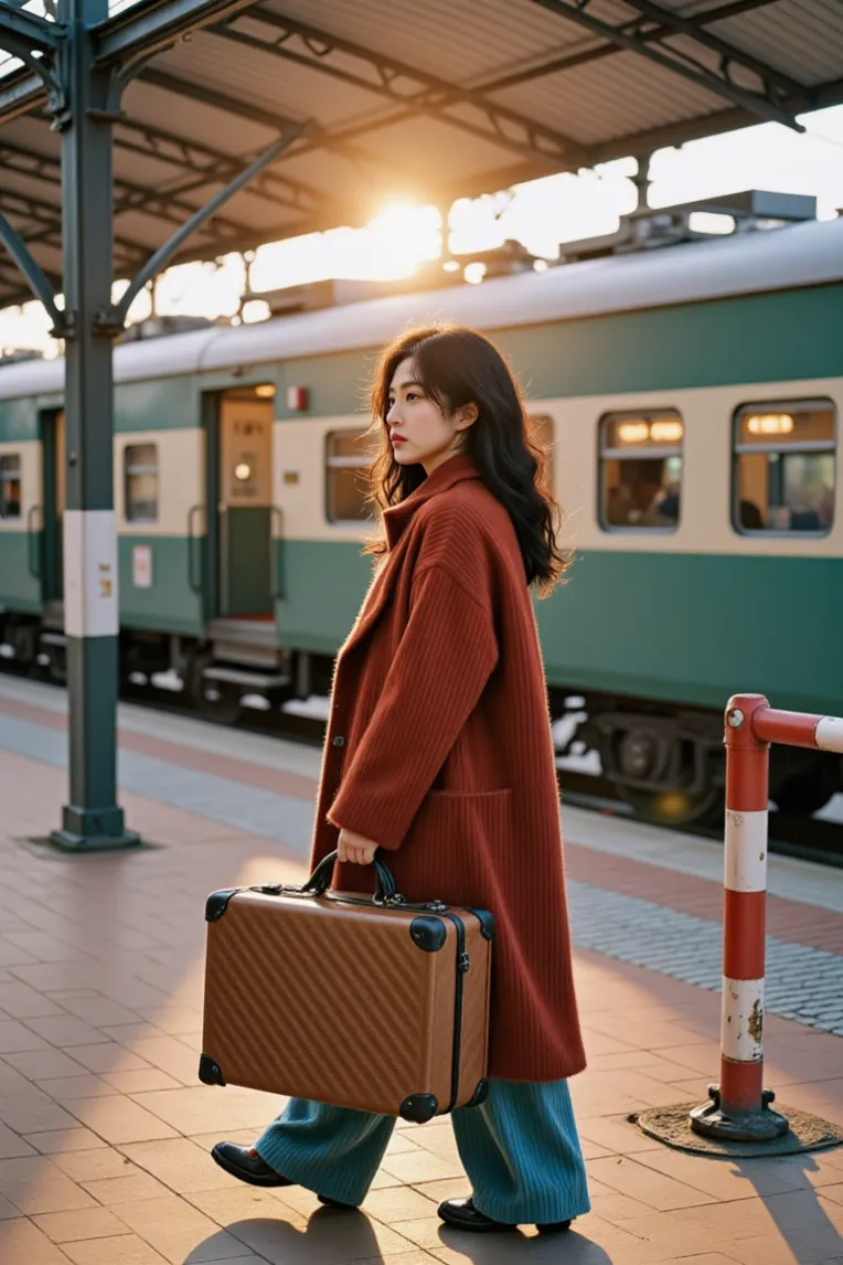 Flux - retro style_RailwayTravel-LoRA-RAY-Shakker