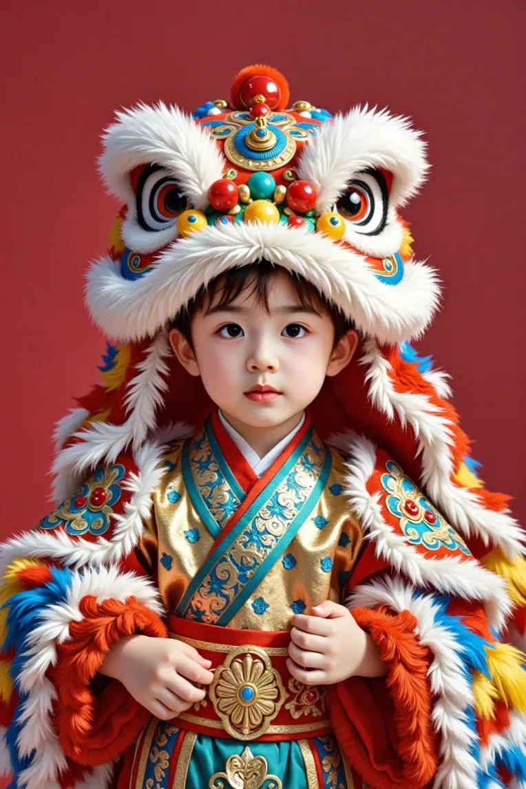 FLUX - LION DANCE FOR KIDS_LUNNAR NEW YEAR-LoRA-RAY-Shakker