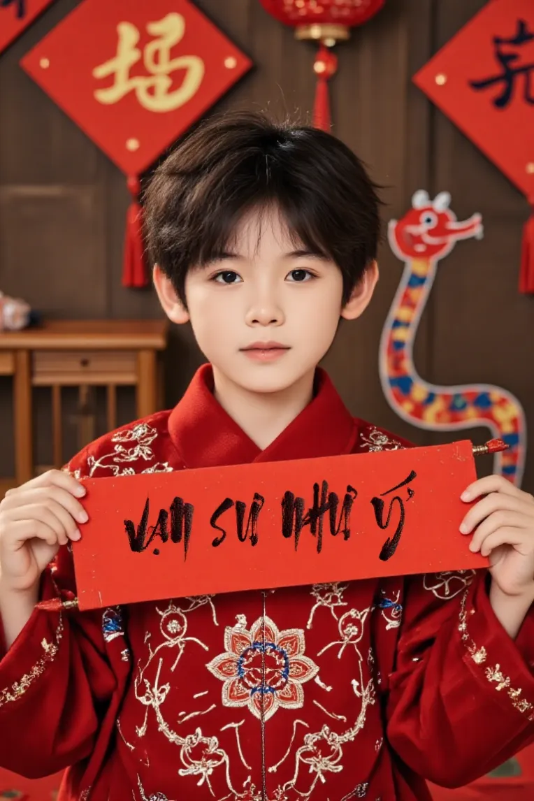 Lunar new year_children wish happy new year-LoRA-RAY-Shakker