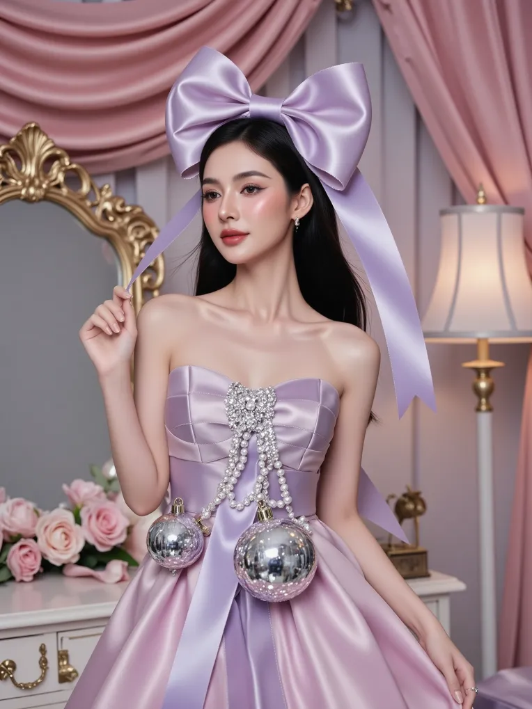 F.1 Luxe Holiday Elegance - Bow & Bloom-LoRA-RAY-Shakker